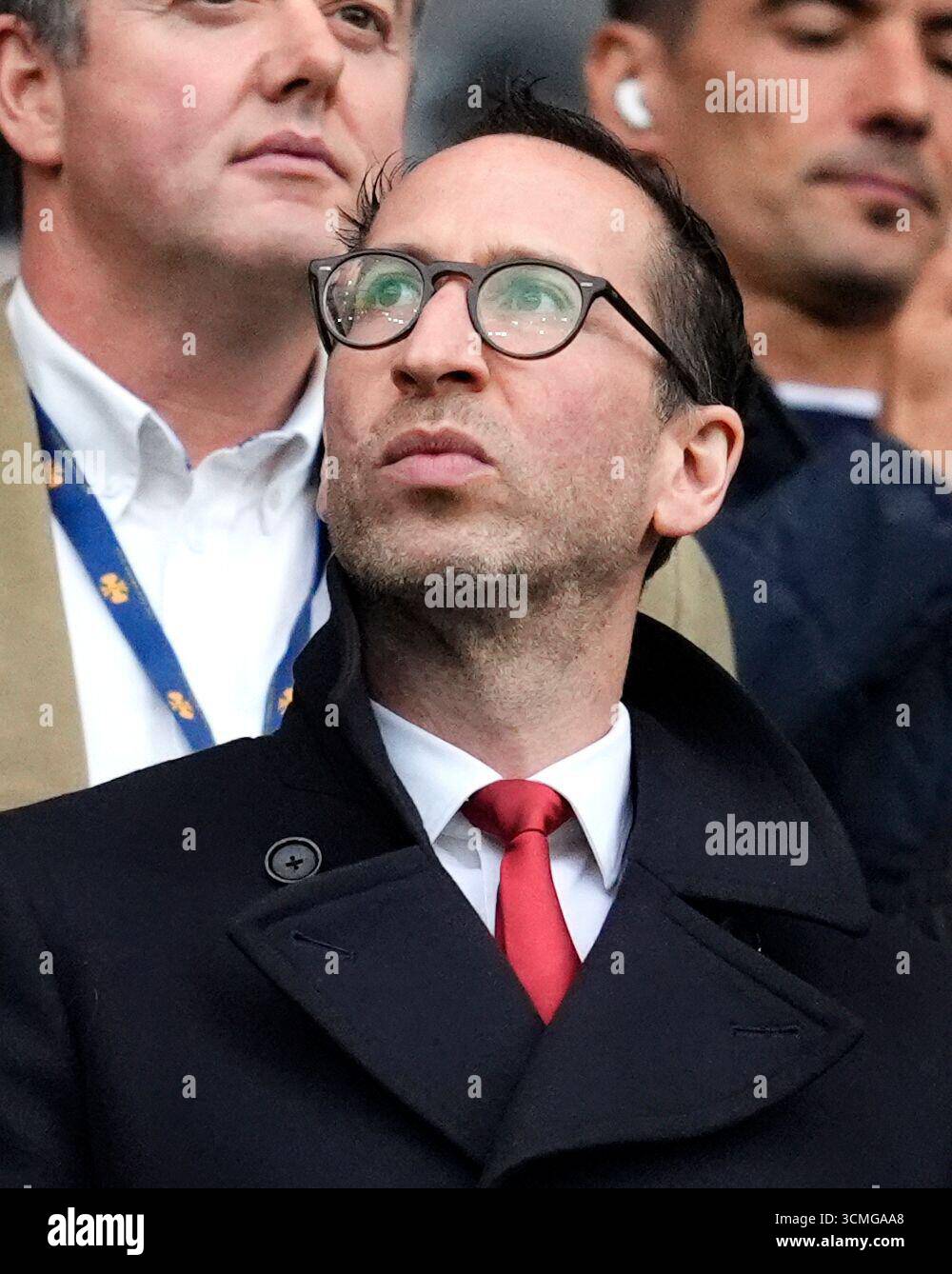 Manchester United's Chief Communication Officer Toby Craig during the ...