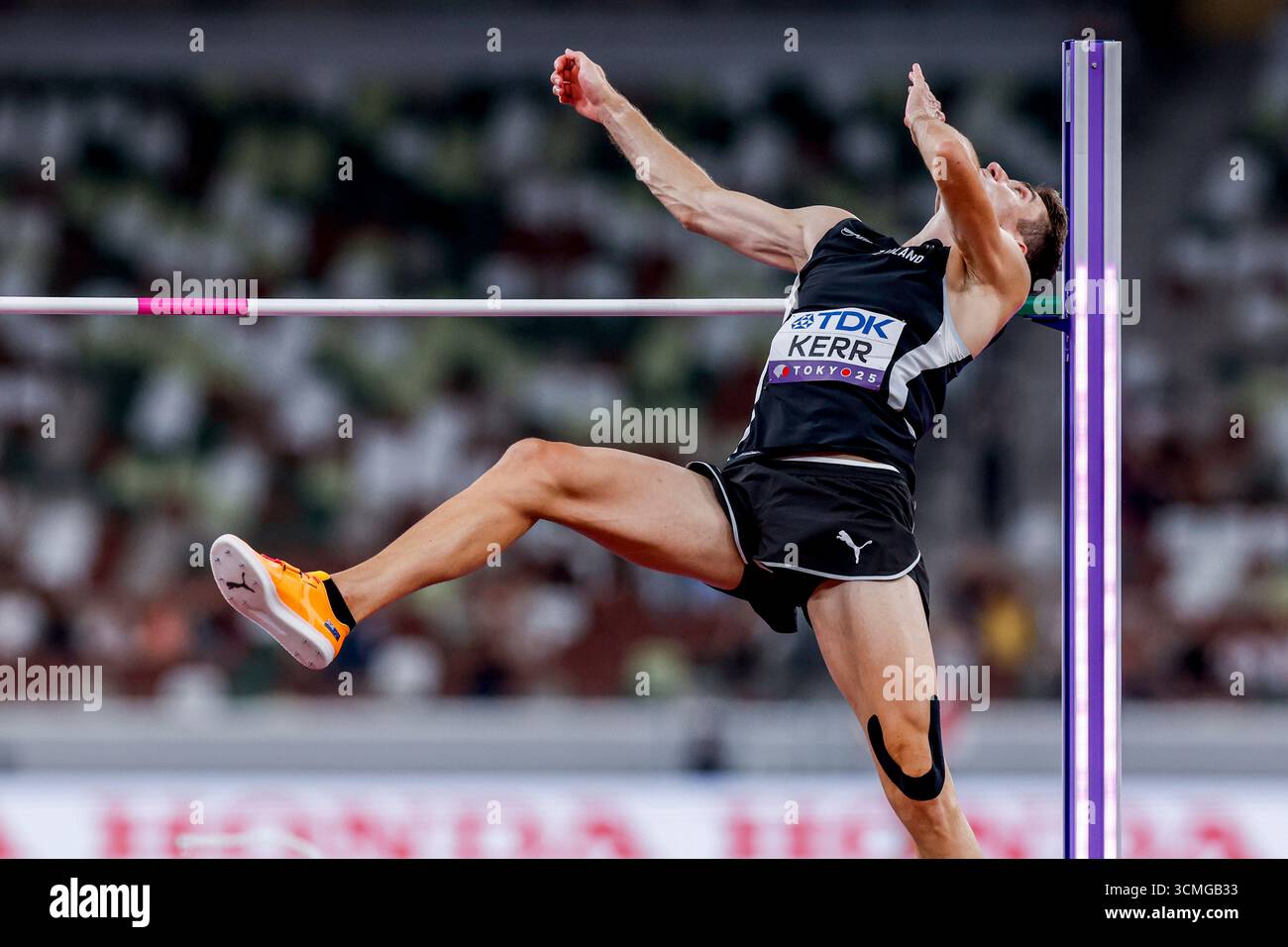 Hamish Kerr of New Zealand competing in the Men's High Jump Final ...