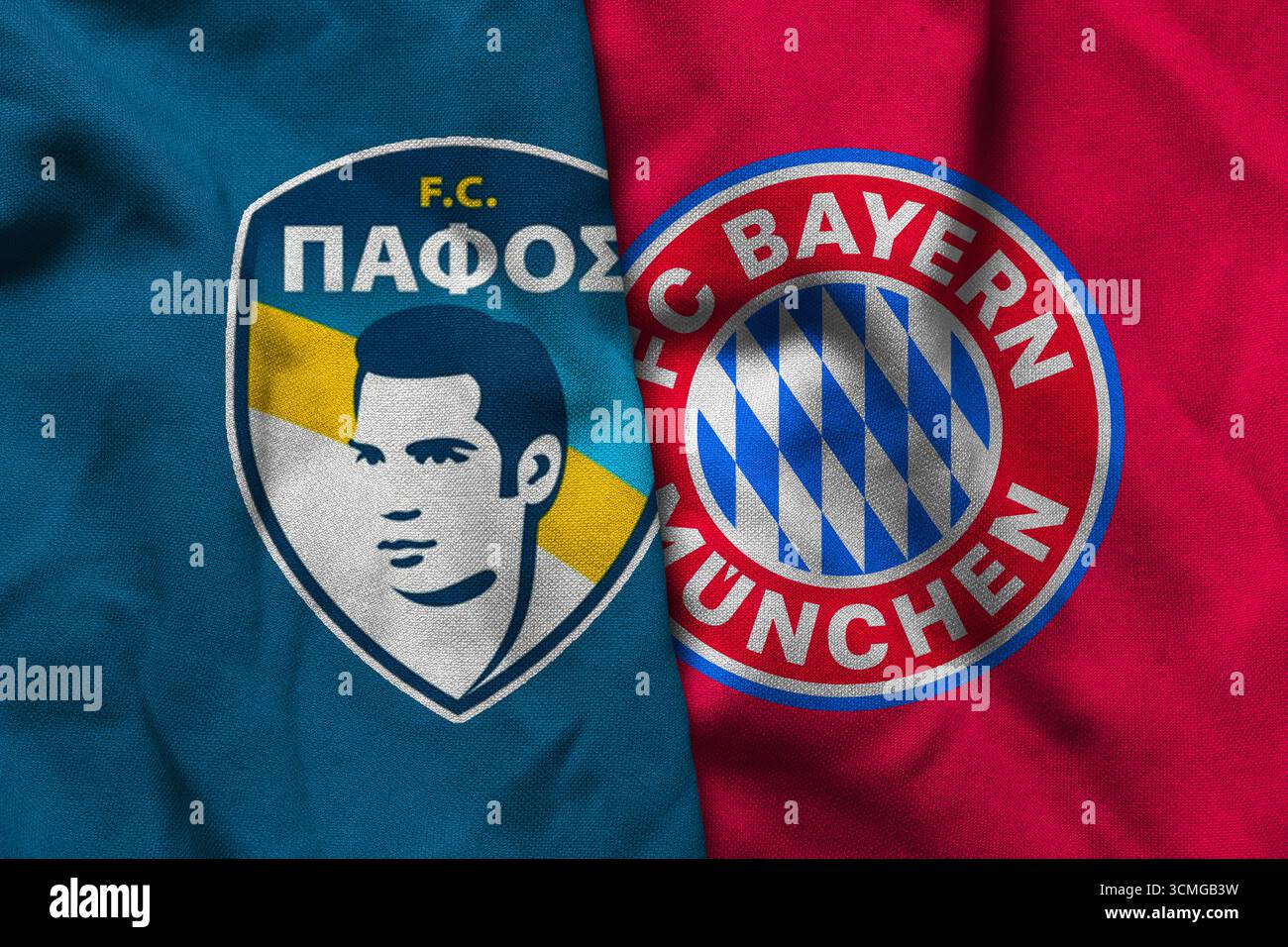 Pafos football flag hi-res stock photography and images - Alamy