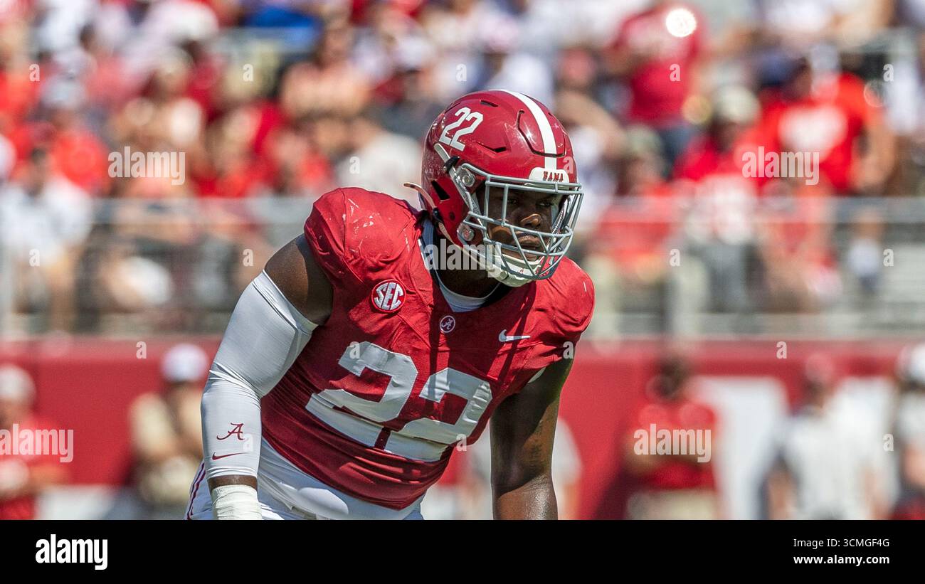 Alabama defensive lineman LT Overton (22) during the first half of an ...