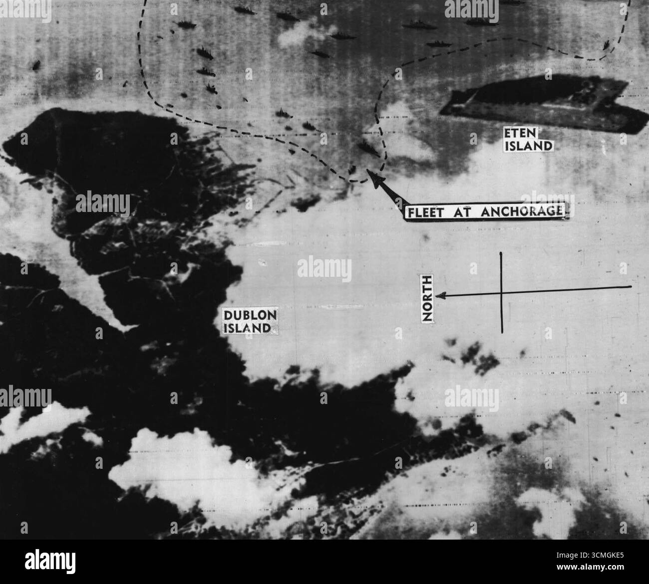 Warships at anchor Black and White Stock Photos & Images - Alamy