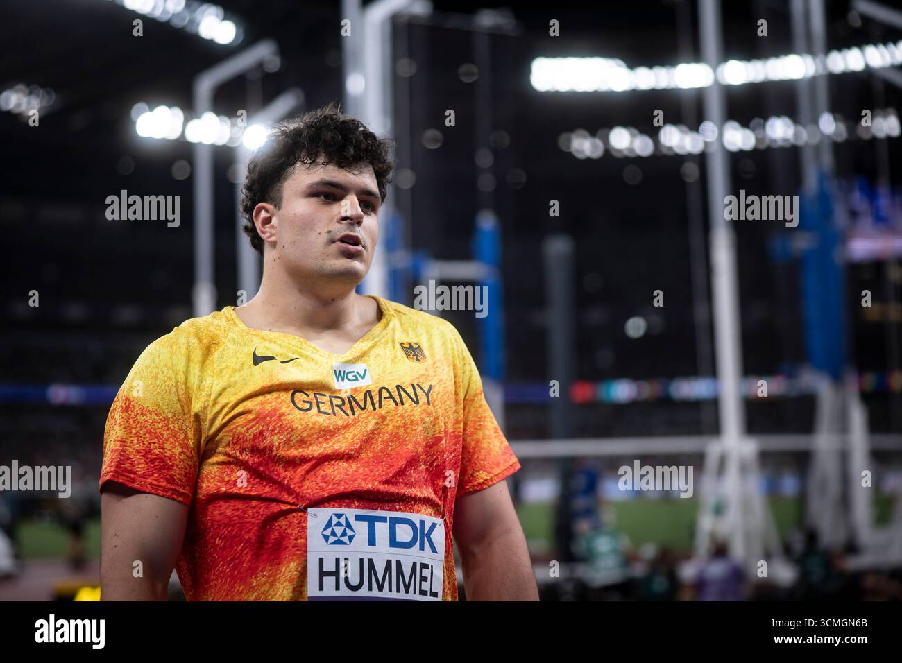 Merlin Hummel (GER) an Tag 4 der World Athletics Championships im ...