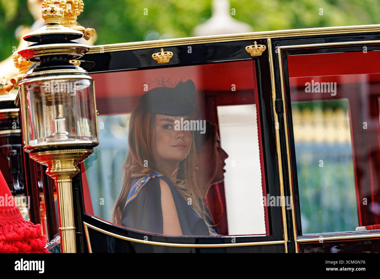 Princess Alexia, Princess Ariane during Prinsjesdag 2025 celebrations, where they leave ...