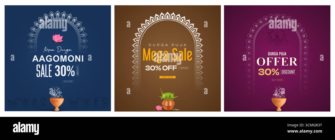 Durga Puja Sale, Dhamaka Sale Ad. Durga Puja Offer Tags, Durga Puja ...
