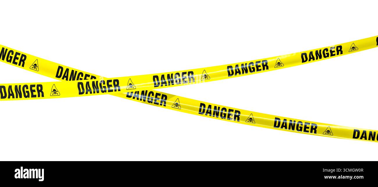 Warning tape danger biohazard hi-res stock photography and images - Alamy