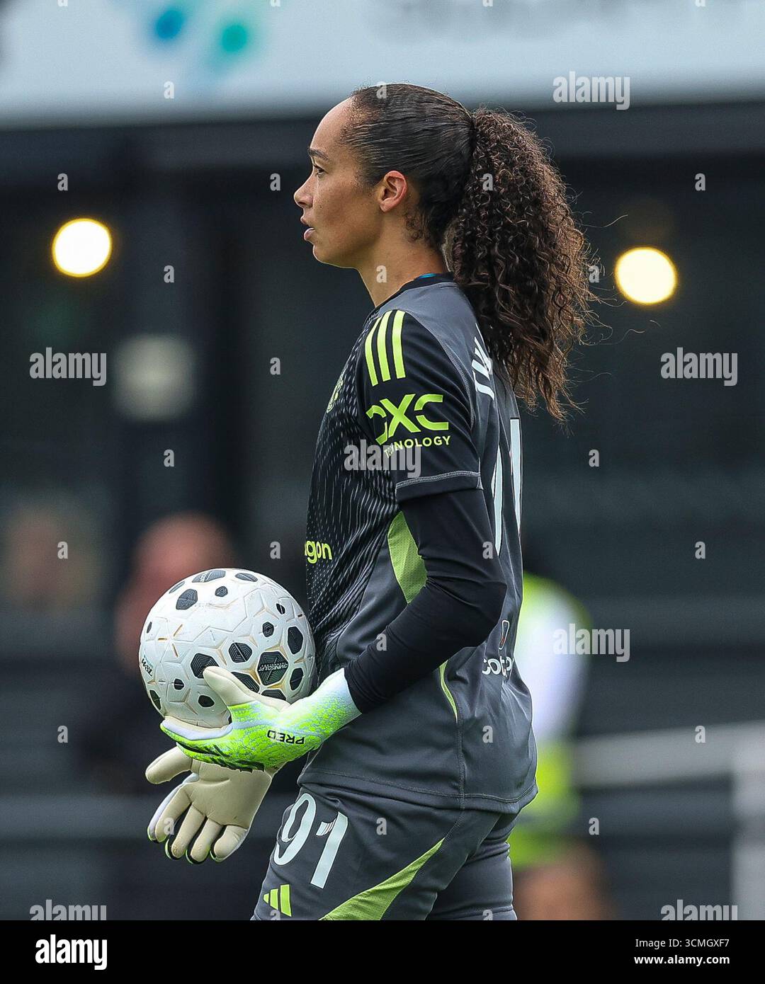 Manchester United goalkeeper Phallon Tullis-Joyce during the Barclays ...