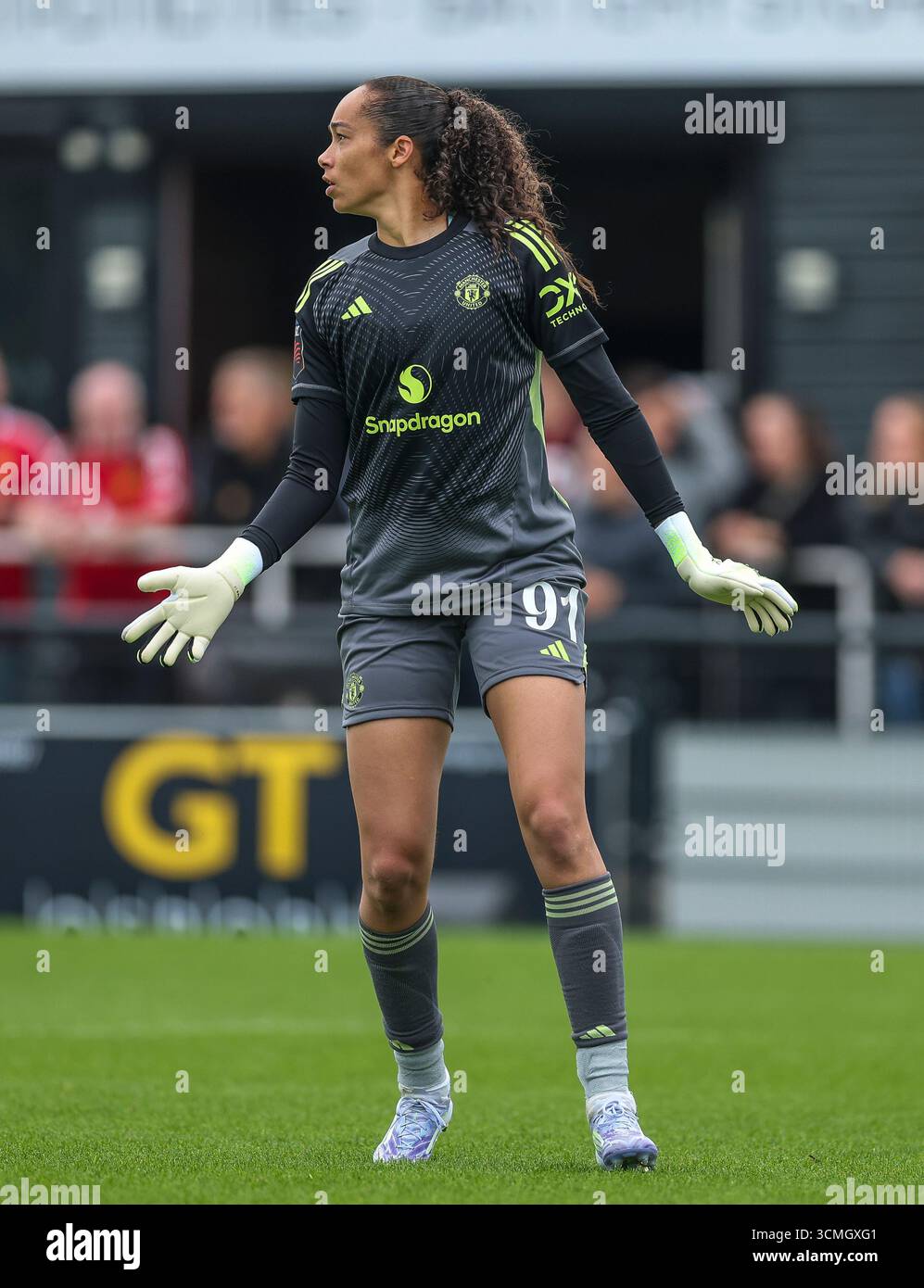 Manchester United goalkeeper Phallon Tullis-Joyce during the Barclays ...