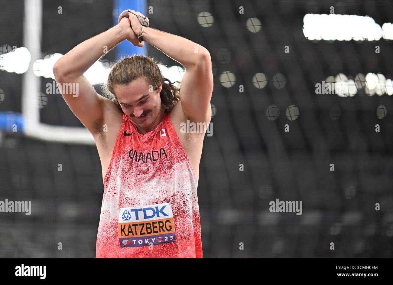 Tokyo, Japan. 16th Sep, 2025. Ethan Katzberg of Canada reacts during ...