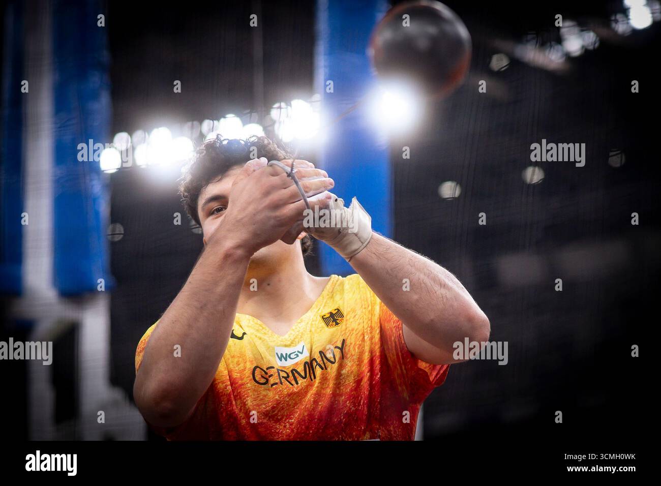 Merlin Hummel (GER) an Tag 4 der World Athletics Championships im ...