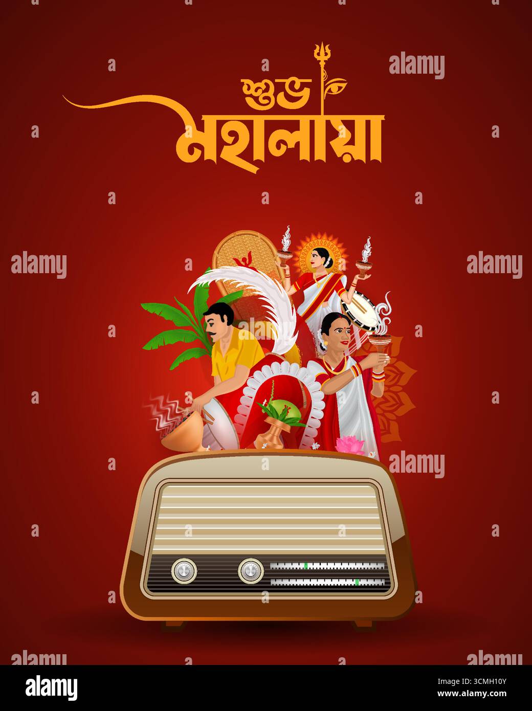Bengali cultural Stock Vector Images - Alamy