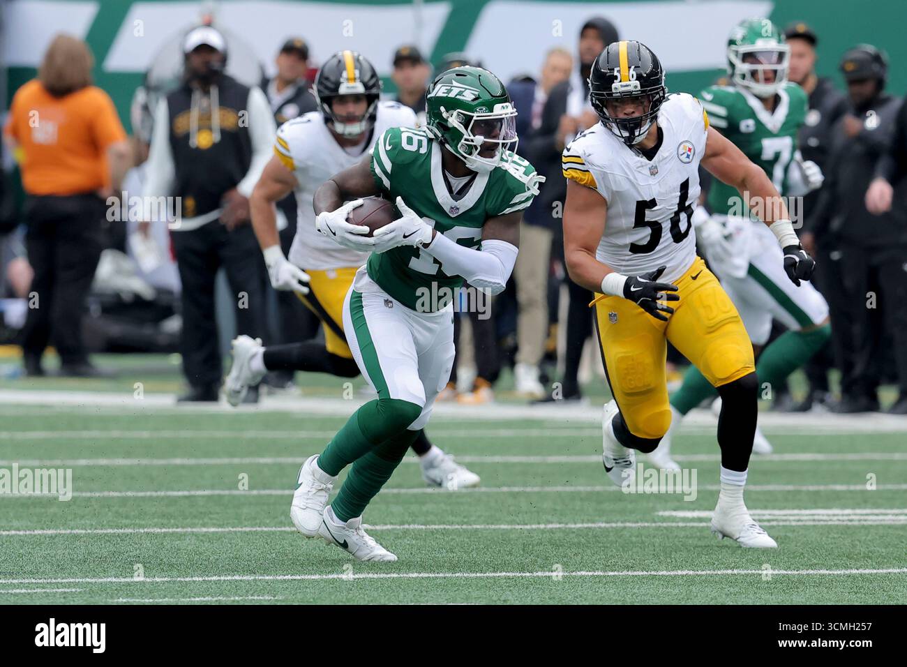 New York Jets wide receiver Tyler Johnson (16) in action against ...