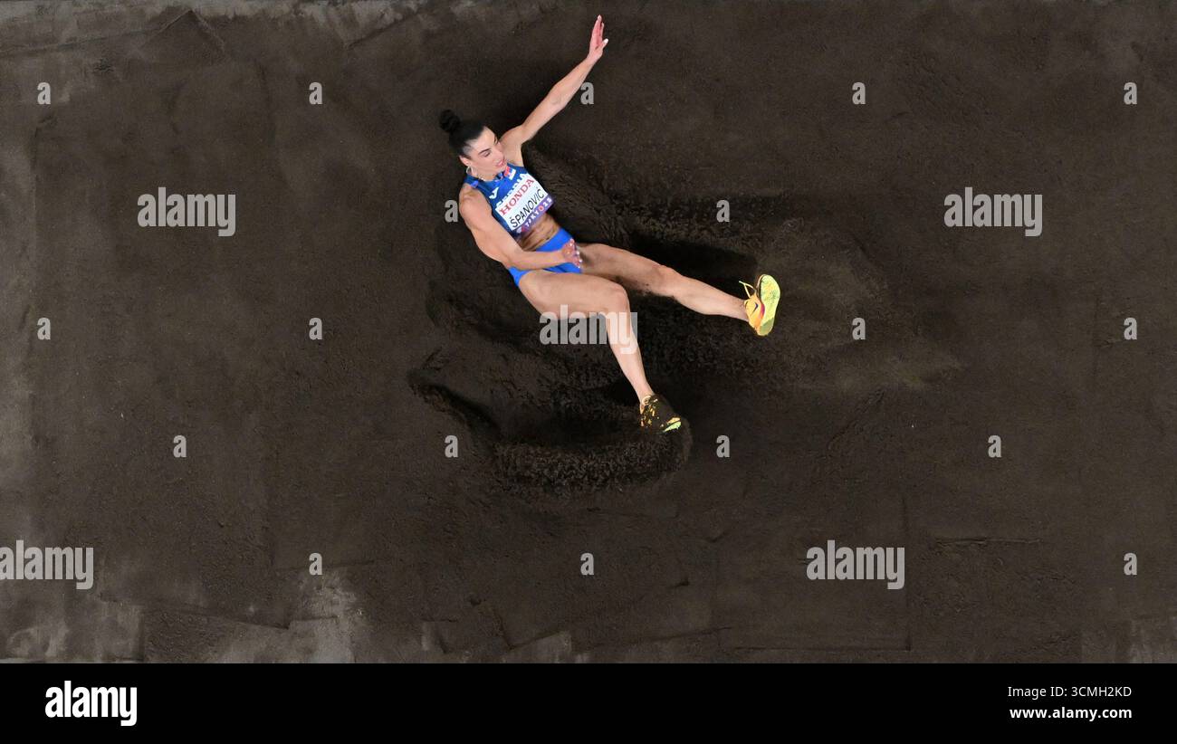 Tokyo, Japan. 16th Sep, 2025. Ivana Spanovic of Serbia competes during ...