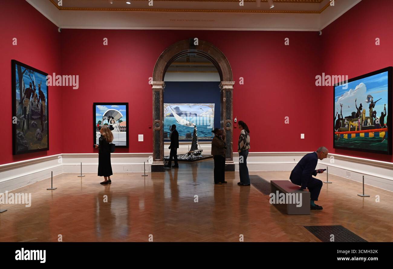 he exhibition will feature Marshall’s ambitiously composed, large ...