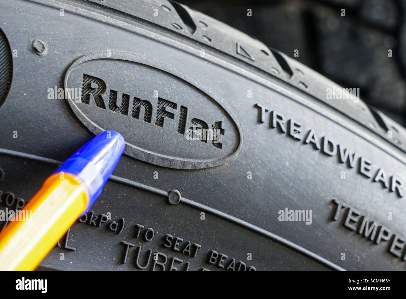 Anti puncture tire hi-res stock photography and images - Alamy