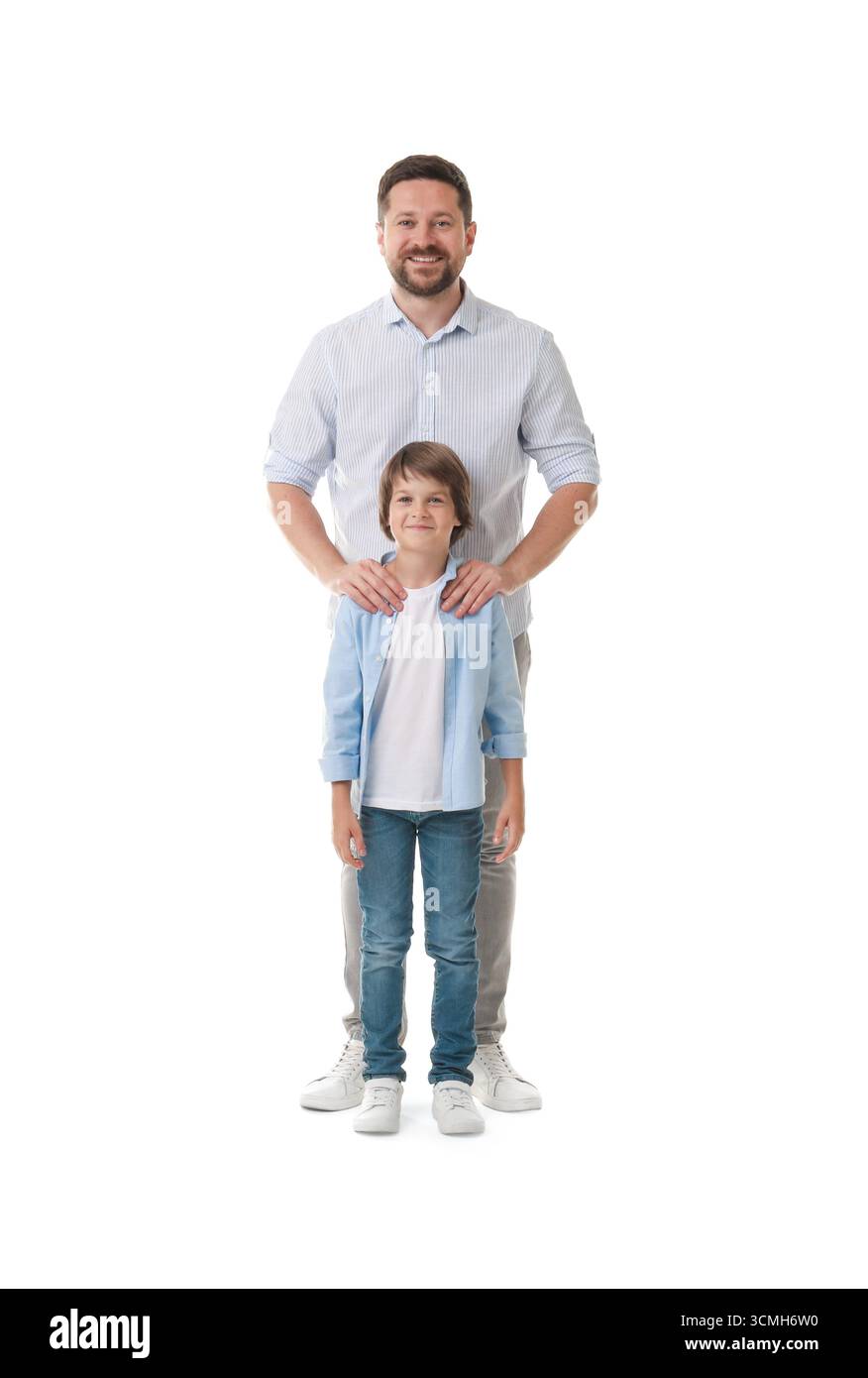 Father son enjoy bonding Cut Out Stock Images & Pictures - Alamy