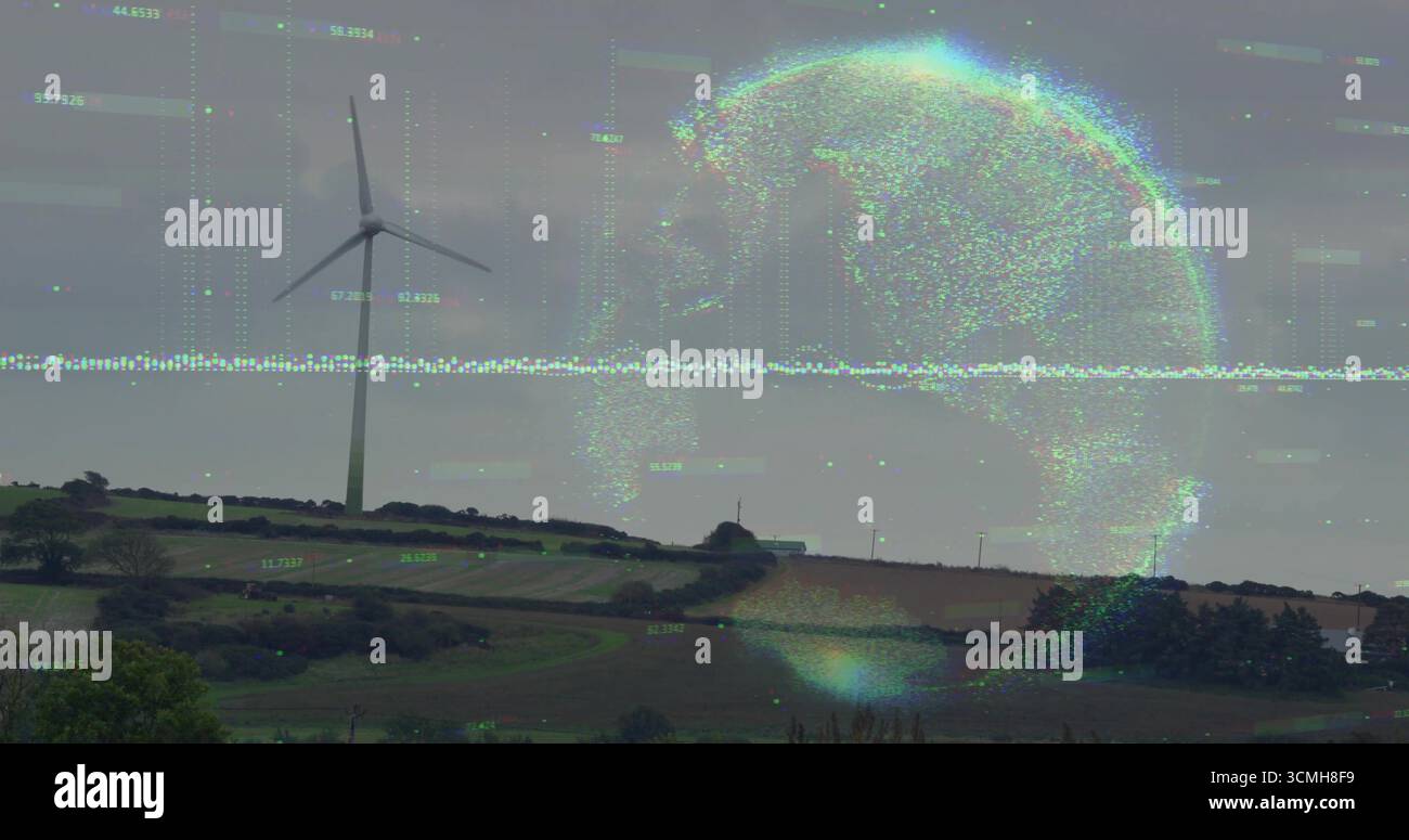 Displaying wind turbine spinning hi-res stock photography and images - Alamy