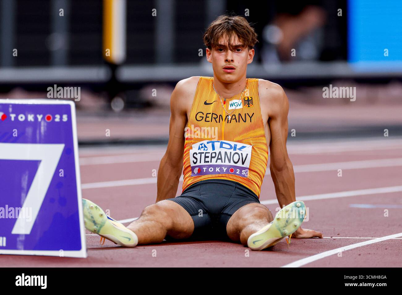 Alexander Stepanov of Germany competing in the Men's 800 Metres during ...