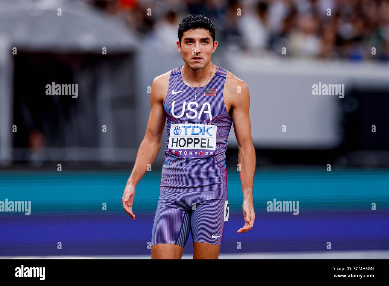 Bryce Hoppel of United States of America competing in the Men's 800 ...