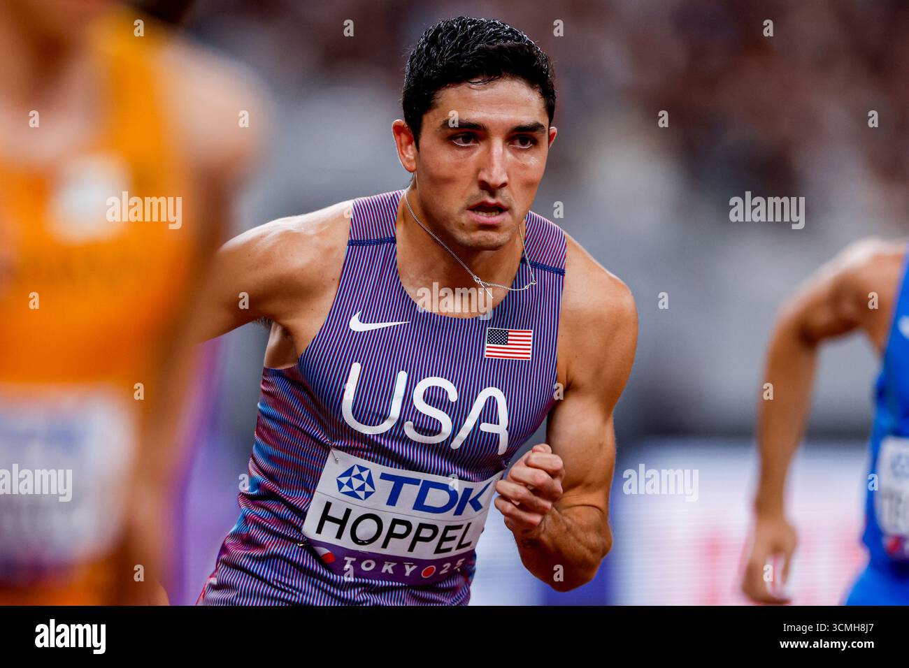 Bryce Hoppel of United States of America competing in the Men's 800 ...