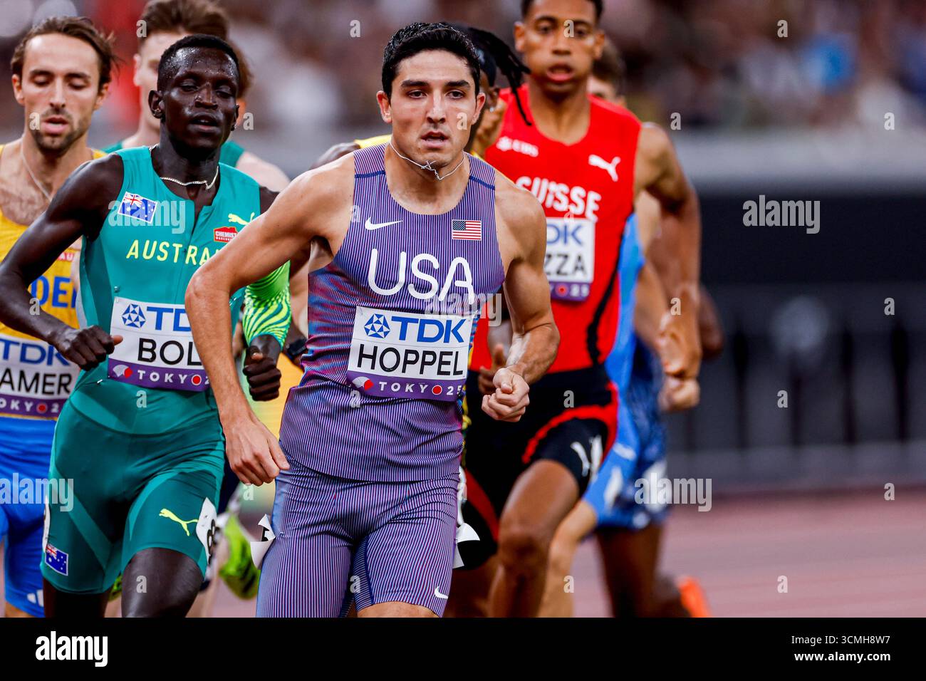 Bryce Hoppel of United States of America competing in the Men's 800 ...