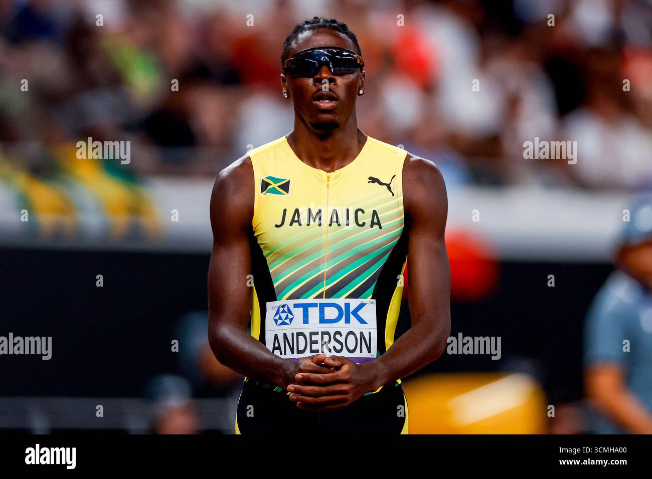 Navasky Anderson of Jamaica competing in the Men's 800 Metres during ...