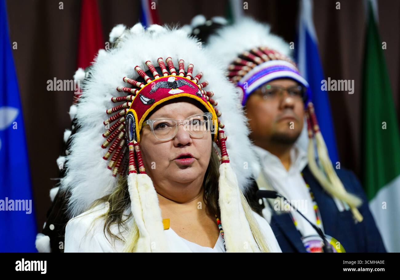 Assembly of First Nations (AFN) National Chief Cindy Woodhouse Nepinak ...
