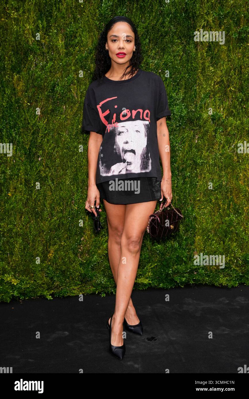 Tessa Thompson attends the 10th annual Tribeca Chanel Women's Filmmaker ...