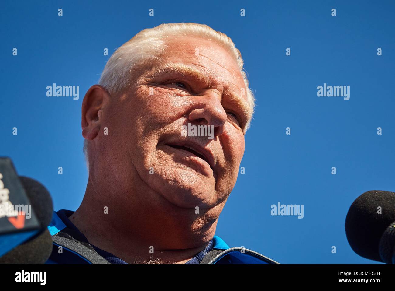 Ontario Premier Doug Ford speaks to media at the 2025 International ...
