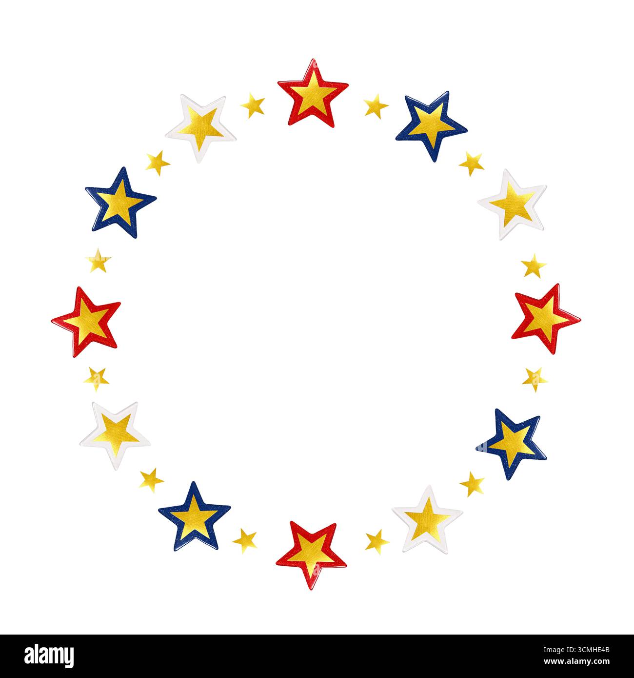 Holiday wreath border pattern Cut Out Stock Images & Pictures - Alamy