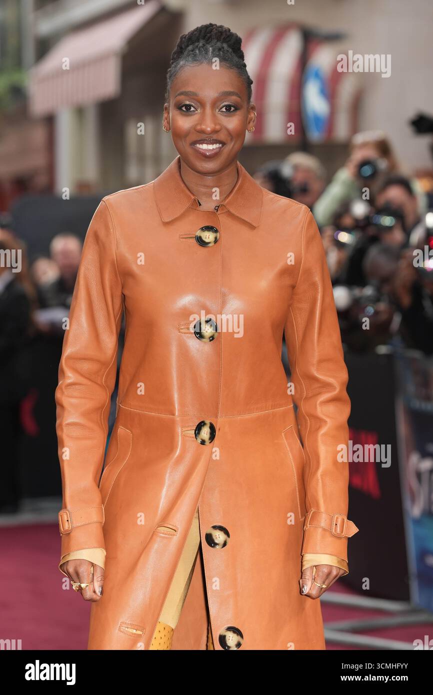 Little Simz arrives for the UK premiere of Steve, at the Curzon Mayfair ...