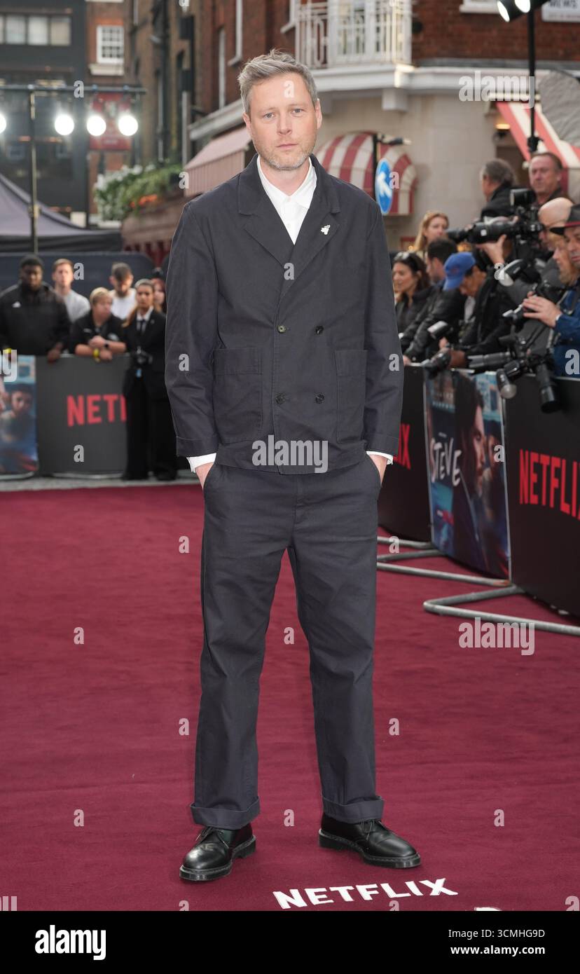 Max Porter arrives for the UK premiere of Steve, at the Curzon Mayfair ...