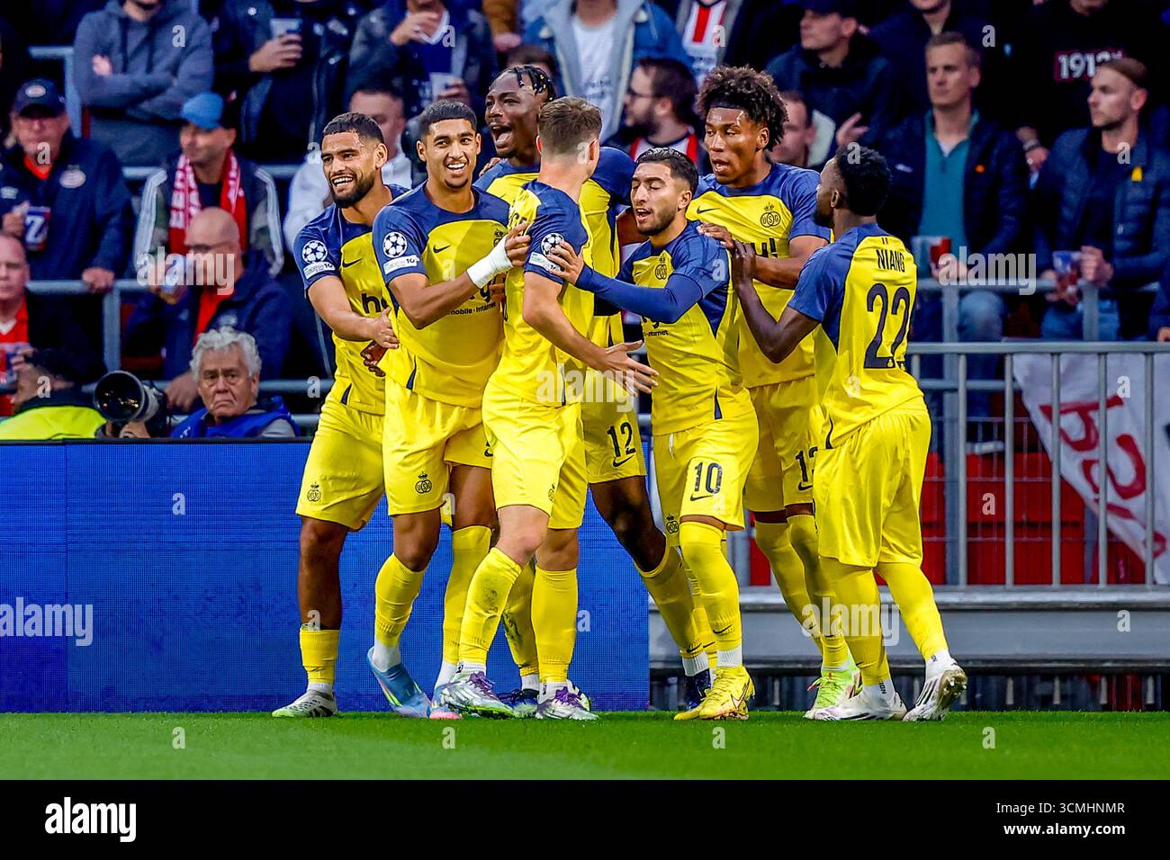 EINDHOVEN , 16-09-2025 , Philips Stadium , season 2025 / 2026 , UEFA ...