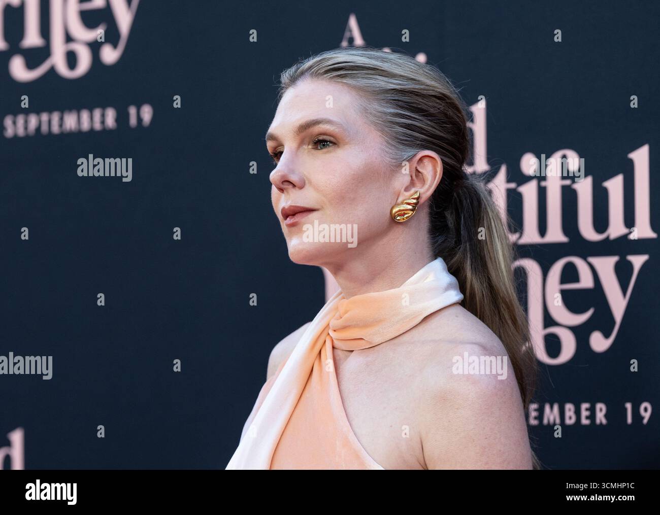Lily Rabe attends 'A Big Bold Beautiful Journey' film premiere at AMC ...