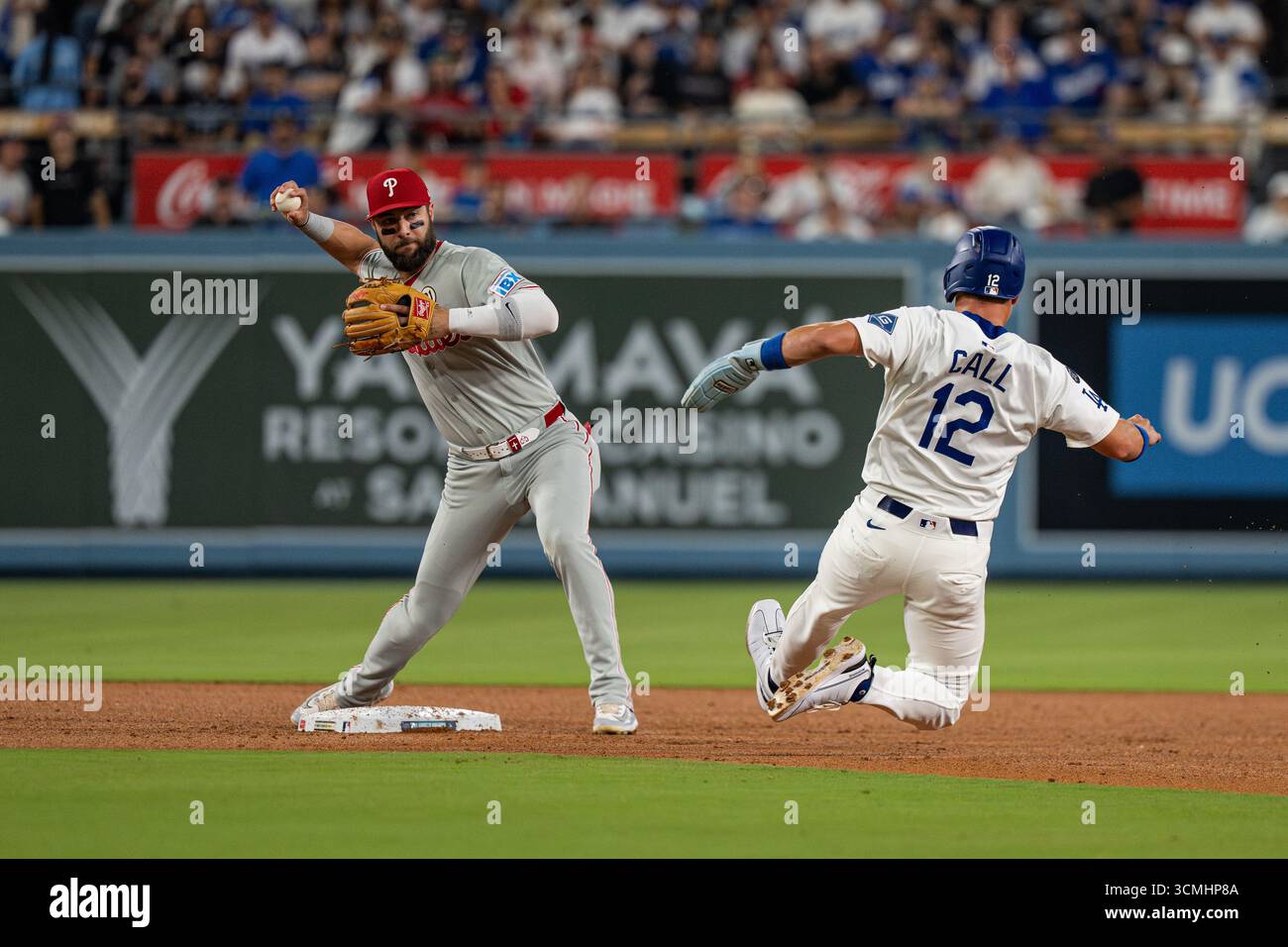 Philadelphia Phillies outfielder Weston Wilson (37) turns a double play ...