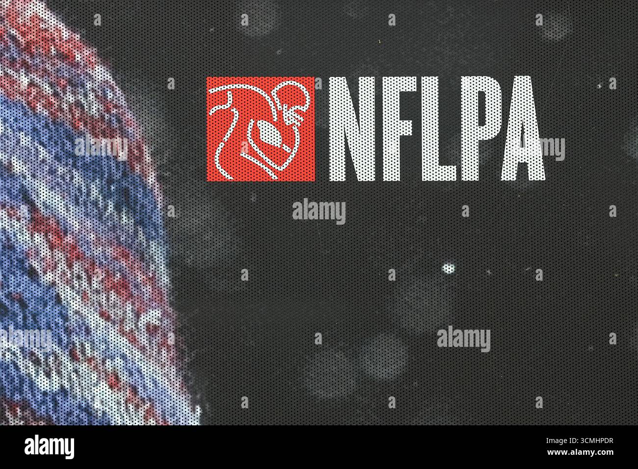 The NFL Players Association (NFLPA) logo is displayed on the exterior ...