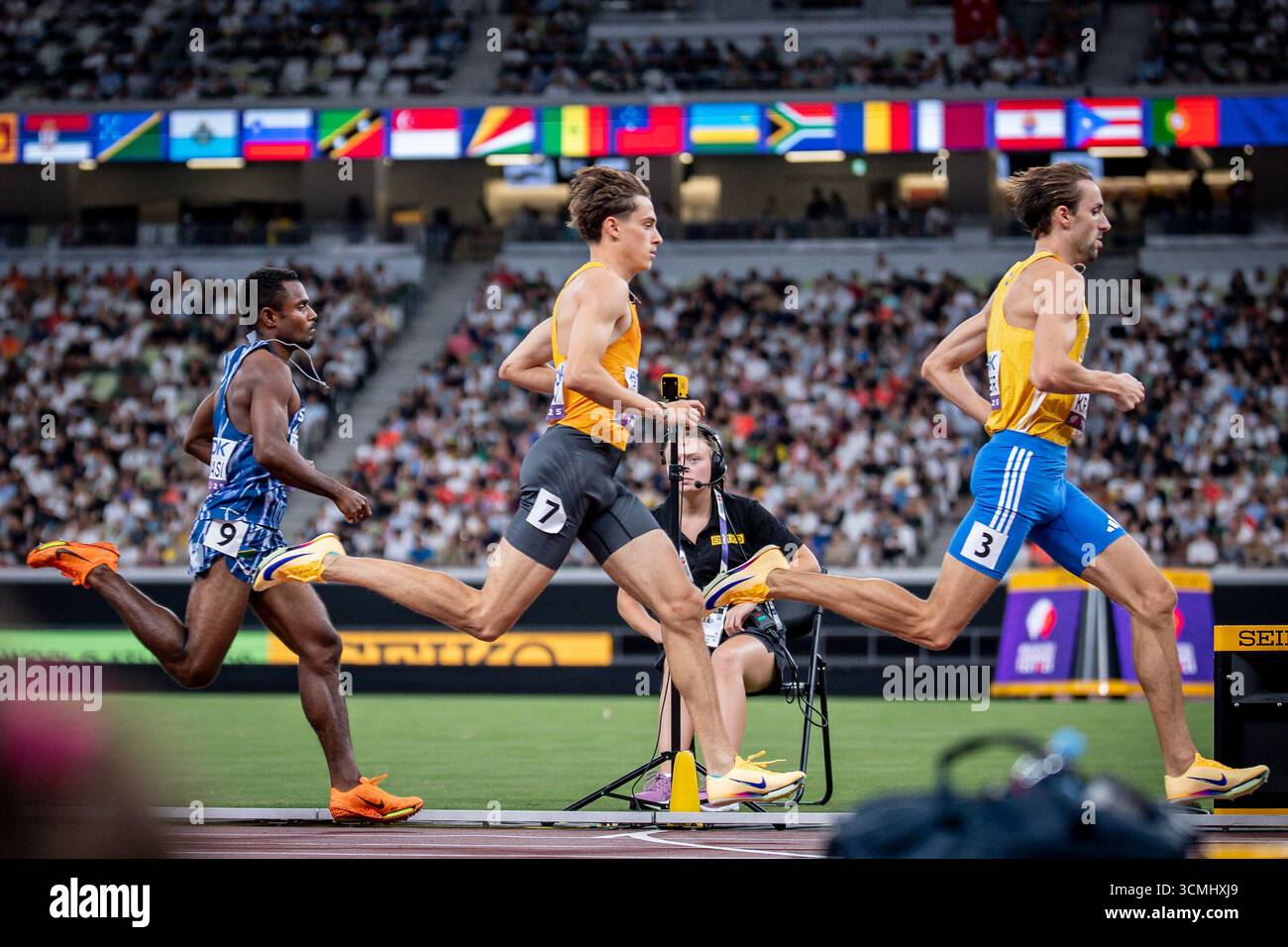 Alexander Stepanov (GER) an Tag 4 der World Athletics Championships im ...