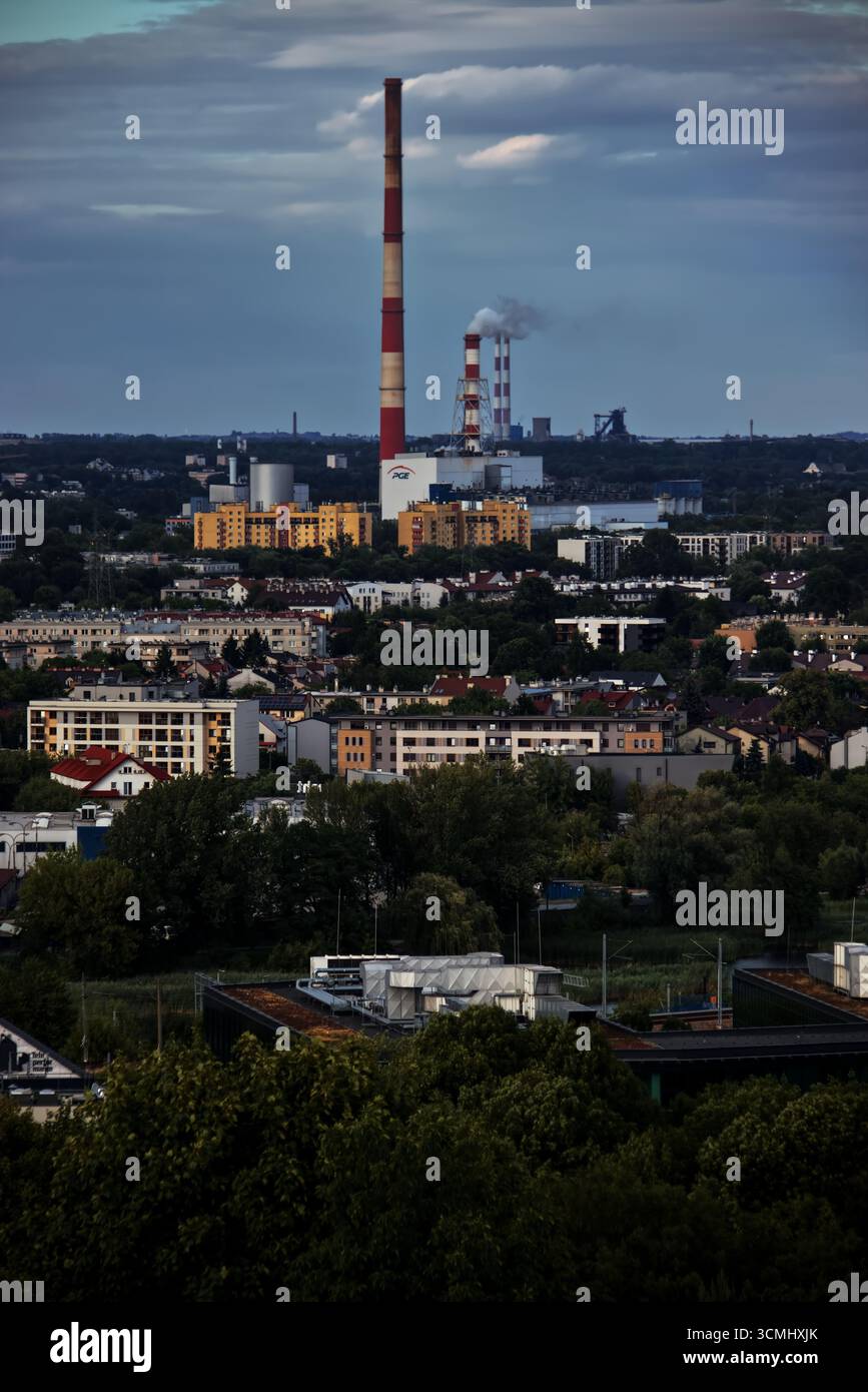 Industrial area seen from above hi-res stock photography and images - Alamy