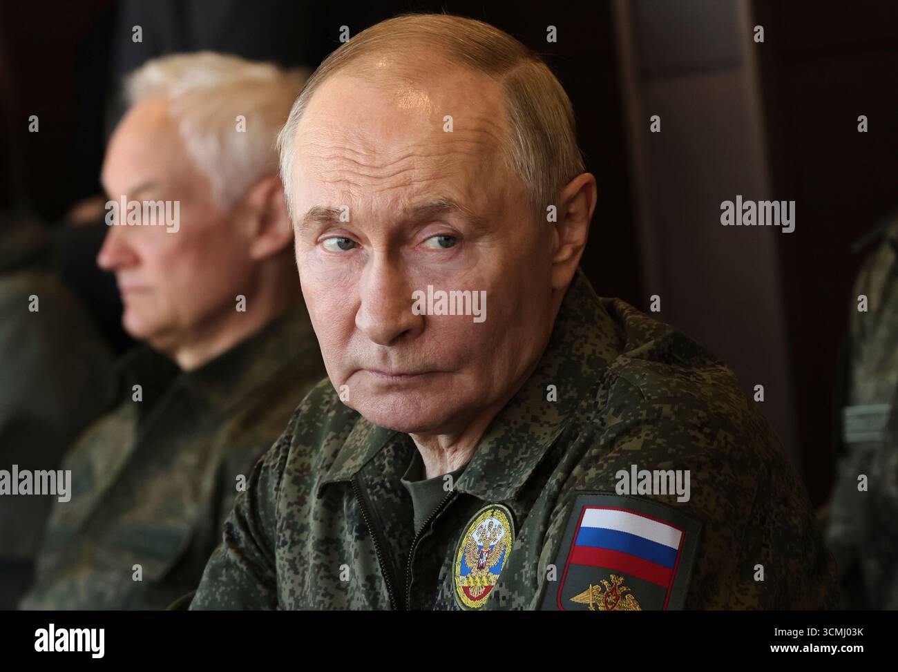Russian President Vladimir Putin attends the Russian-Belarusian joint ...