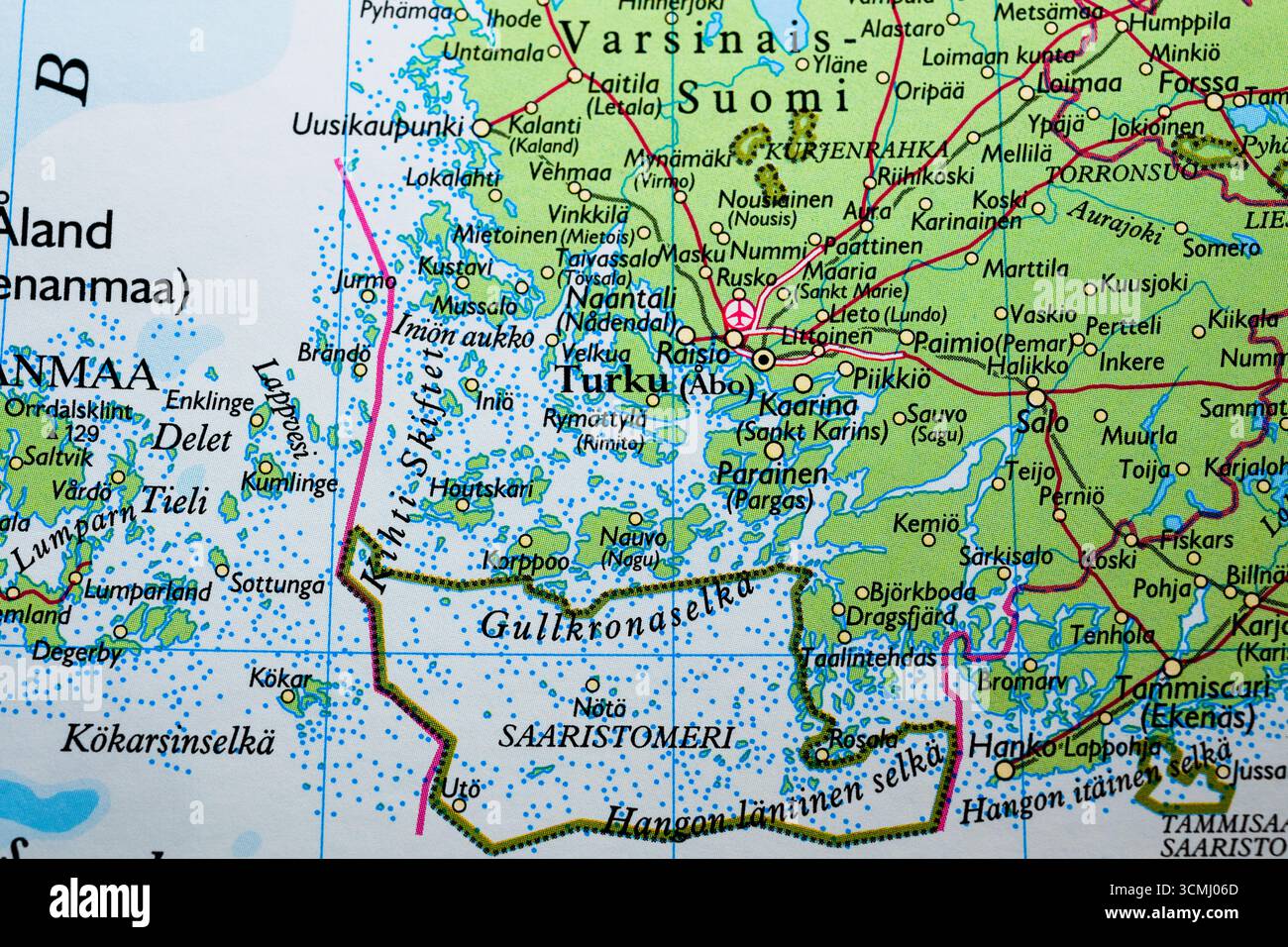 Area map turku finland hi-res stock photography and images - Alamy