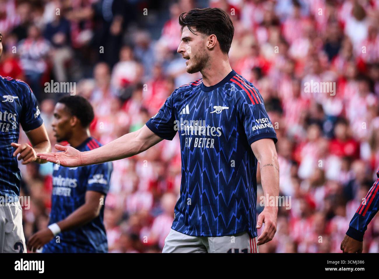 Declan RICE of Arsenal during the UEFA Champions League, League phase ...