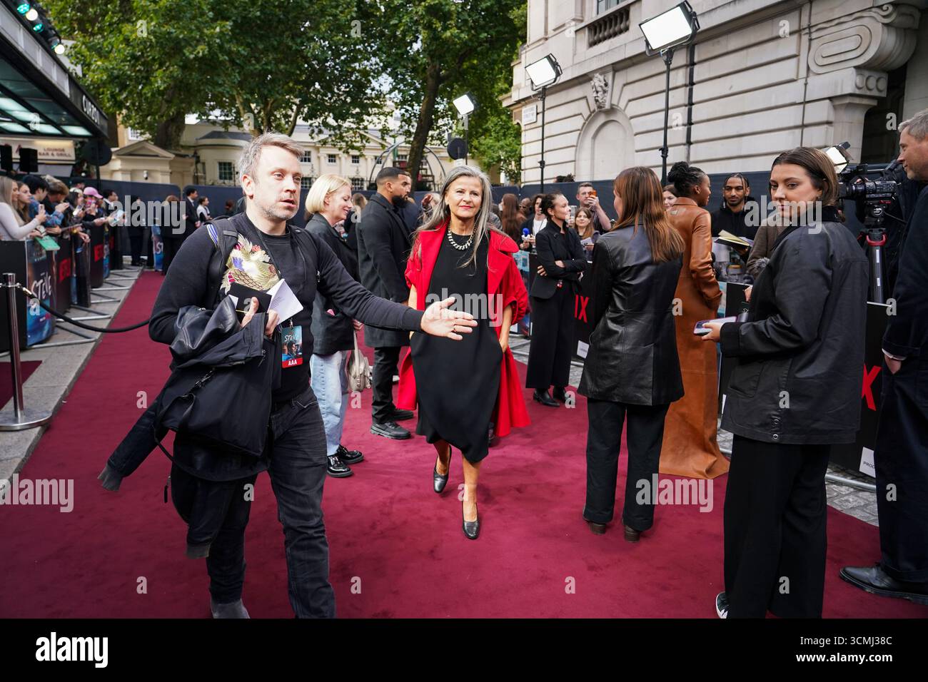 Tracy Ullman walks upon arrival at the premiere of the film 'Steve' on ...