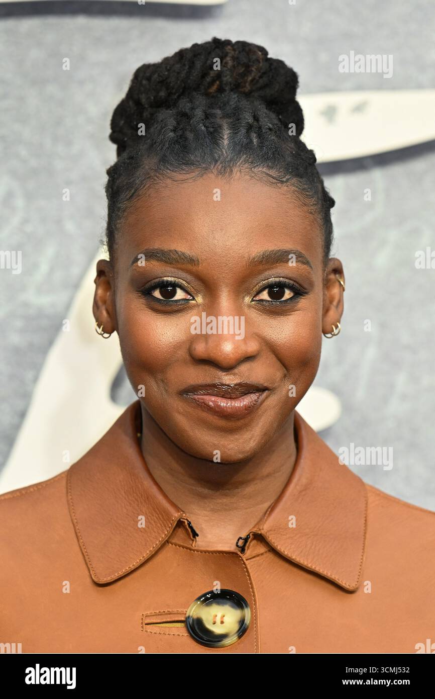 London, UK. 16 September 2025. Little Simz arriving at the UK premiere ...