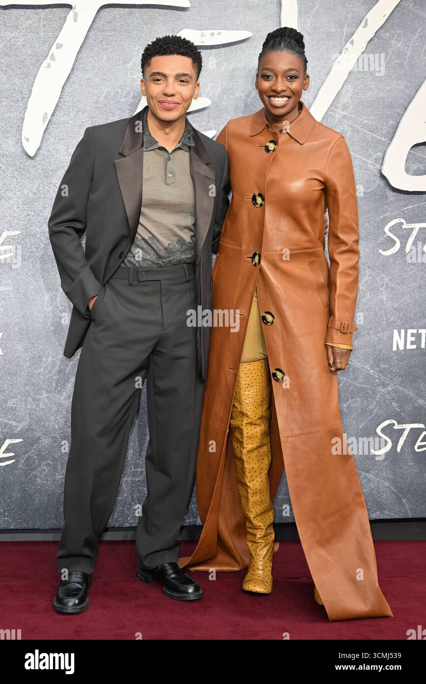 London, UK. 16 September 2025. Jay Lycurgo and Little Simz arriving at ...
