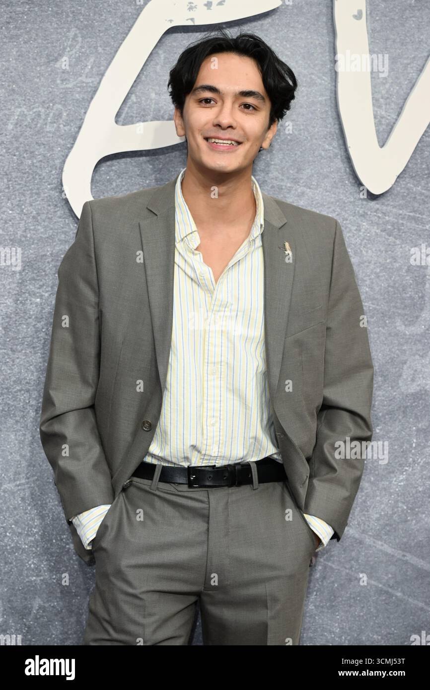 London, UK. 16 September 2025. Tom Moya arriving at the UK premiere of ...
