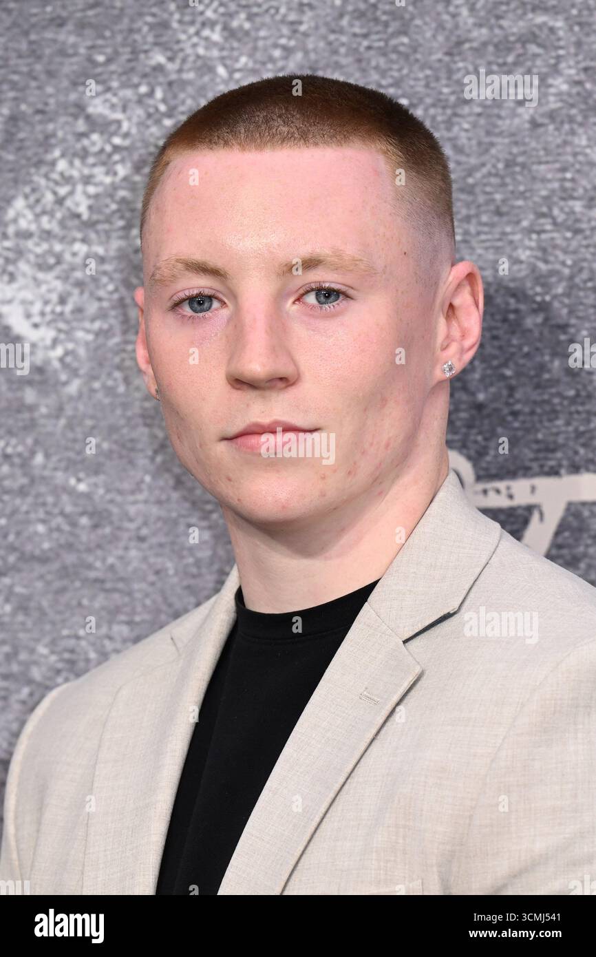 London, UK. 16 September 2025. Joshua Barry arriving at the UK premiere ...