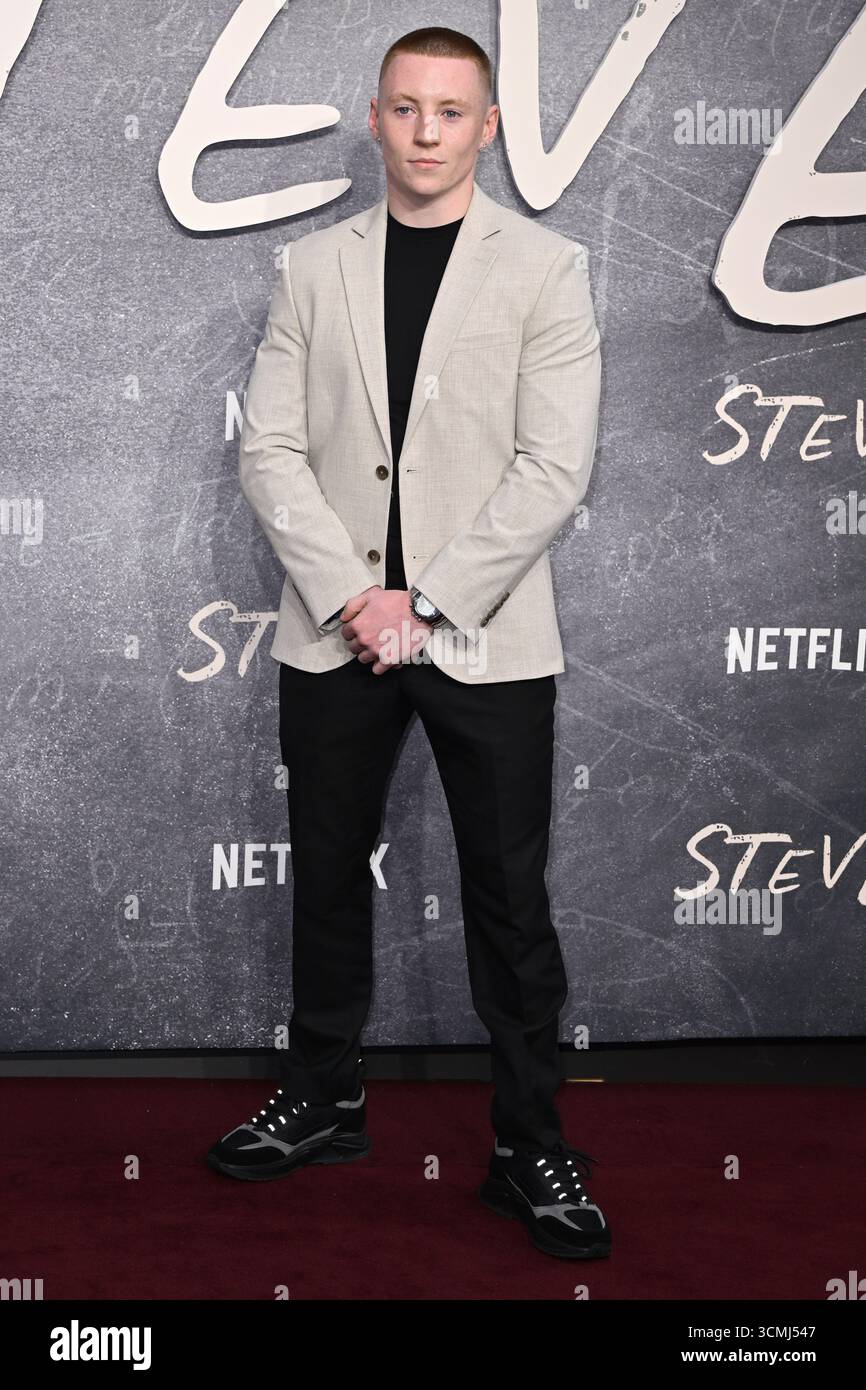 London, UK. 16 September 2025. Joshua Barry arriving at the UK premiere ...