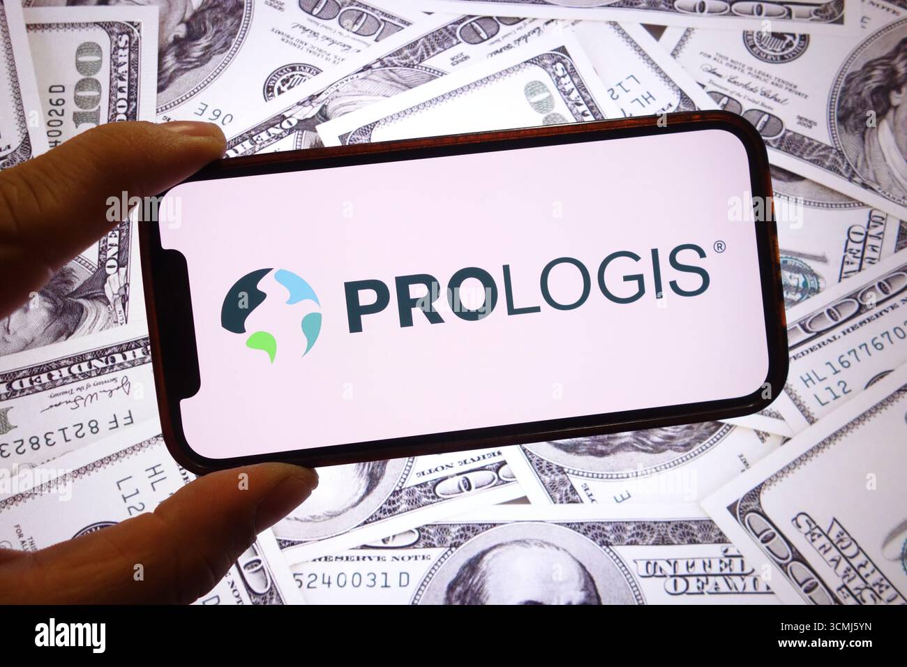 September 15, 2025, Poland: In this photo illustration, the Prologis ...