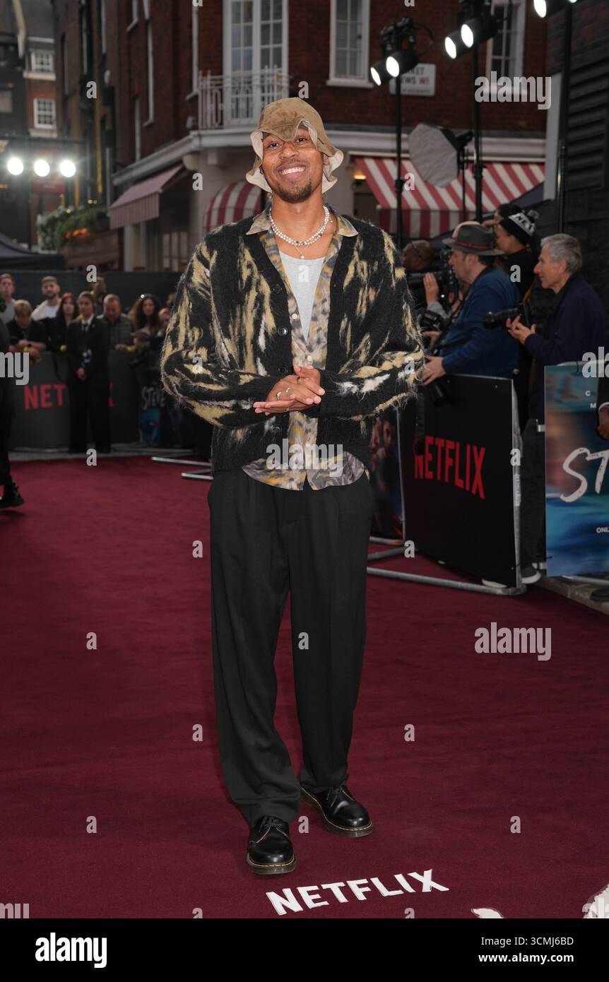 Ben Hurst arrives for the UK premiere of Steve, at the Curzon Mayfair ...