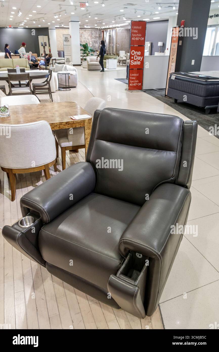 Luxury recliner chair retail interior hi-res stock photography and ...