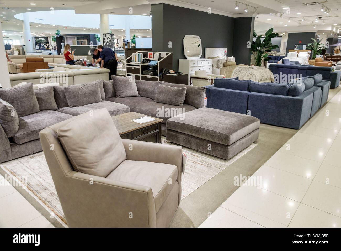Furniture showroom sectional sofas hi-res stock photography and images ...